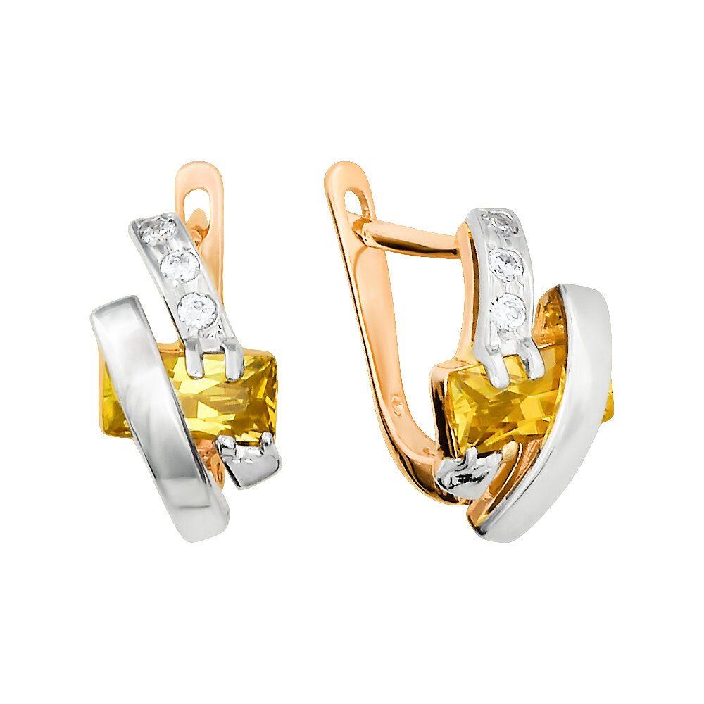 серьги из золота
