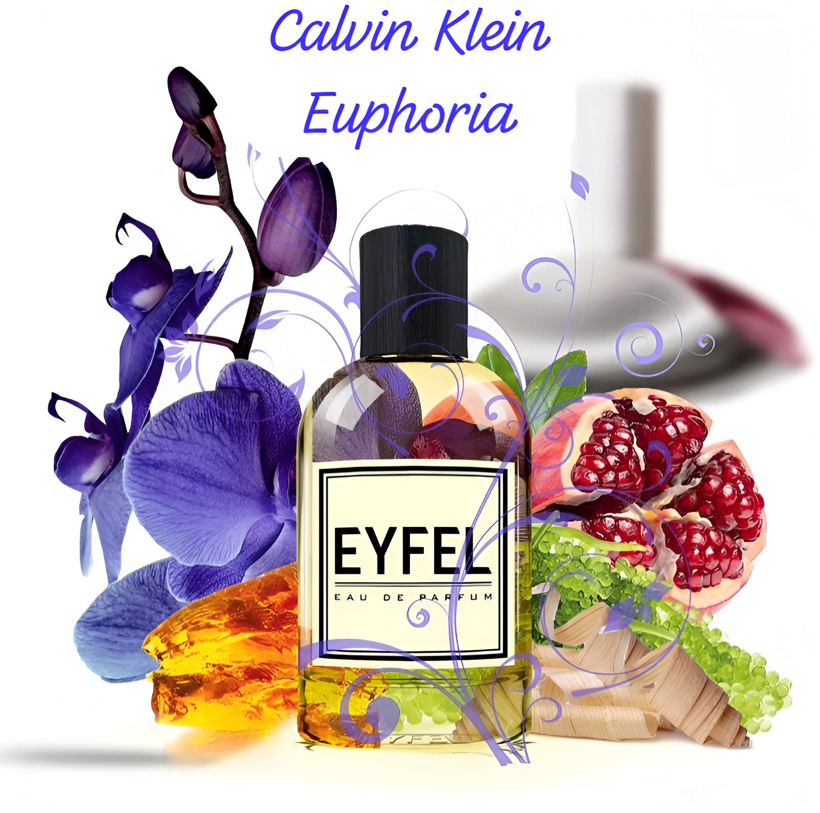 Духи женские EYFEL W24 Euphoria, цветочный, восточный аромат, 50 мл