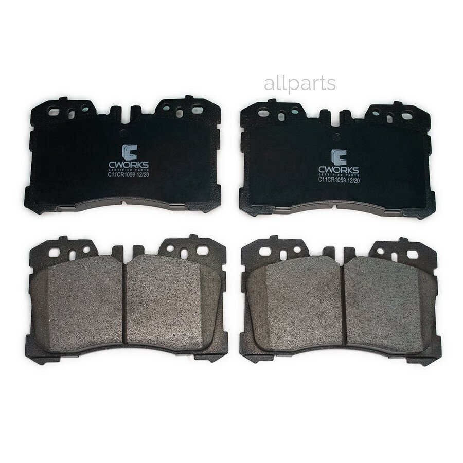 CWORKS C11CR1059 Колодки тормозные перед, Low Metallic LEXUS LS (_F5_) 10/17-, LEXUS LS (_F4_) 08/06-, LEXUS LS (_F4