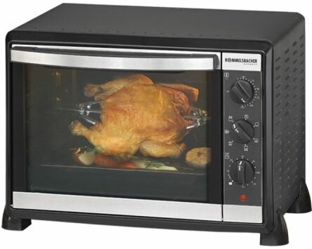 Мини-печь Rommelsbacher BG 1550, электрическая, 1550Вт, антипригарная, 30 л, чёрная — фото 1