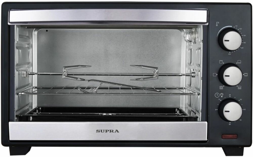 Мини-печь SUPRA MTS-3006, 1750Вт, механическое управление, 30л, чёрный — фото 1