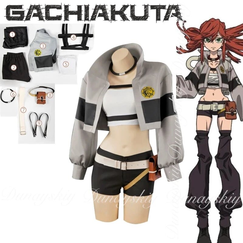 Косплей костюм GACHIAKUTA Ludo Enjin Reaper, L, c1