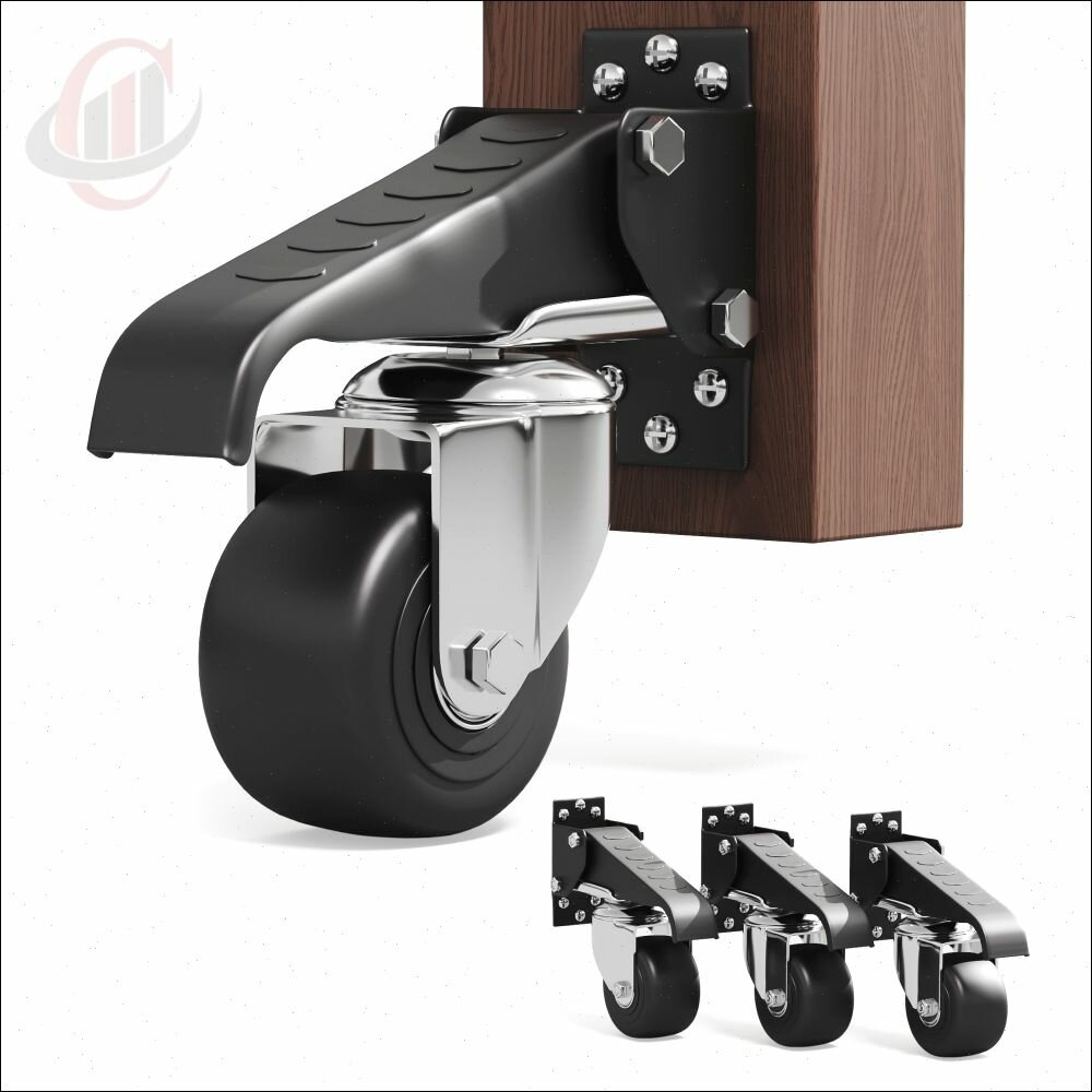 Колесо мебельное 700lbs 4 шт. Набор из 4 понижающих колес для верстака.