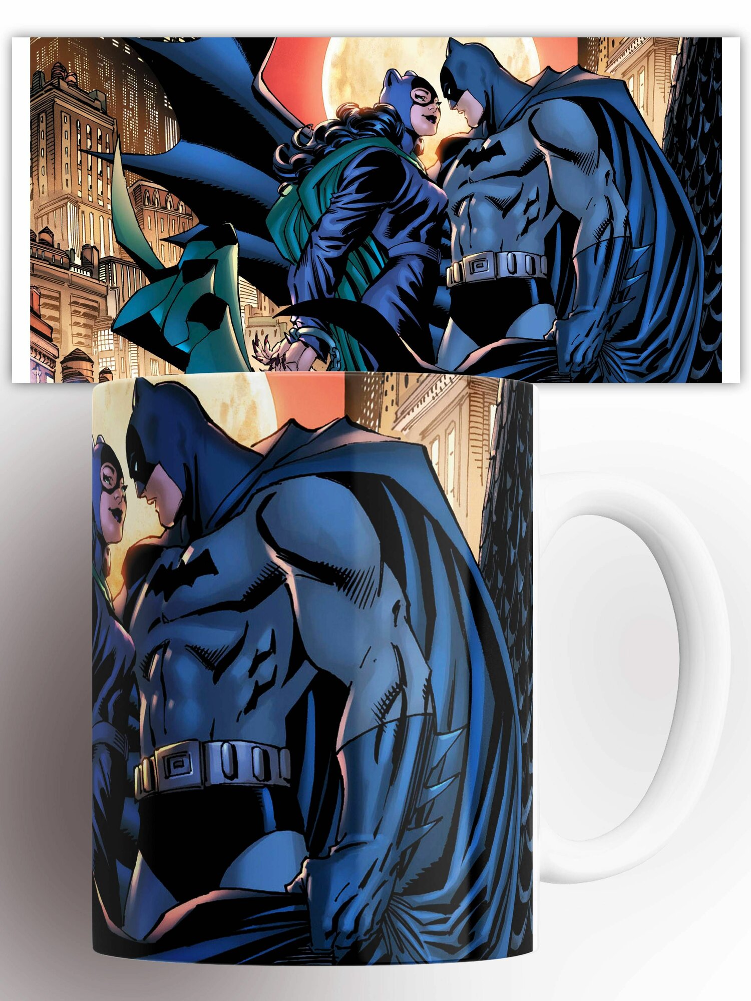 Кружка с принтом DC Бэтмен 330 мл