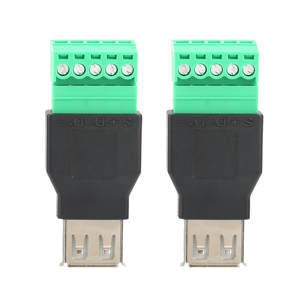2 шт. Quicklink беспаечный USB-адаптер типа A (мама)