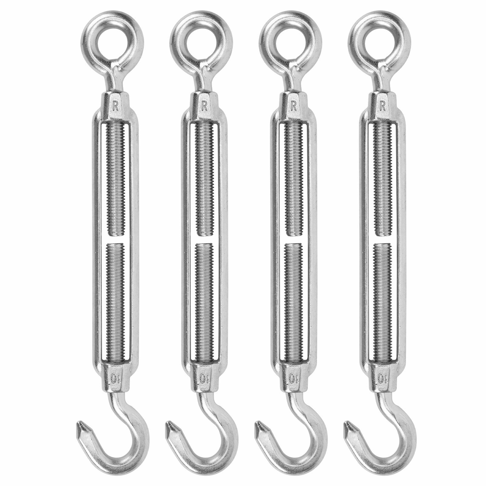 4pcs M10 из нержавеющей стали винт, оснащенная пряжкой, заклейте