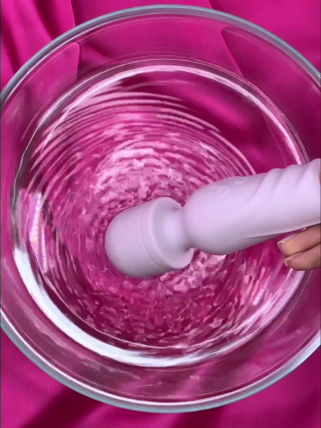 Mister Gentle Lilu - вибратор для женщин двусторонний, вагинальный и клиторальный, микрофон, интим игрушка с подогревом