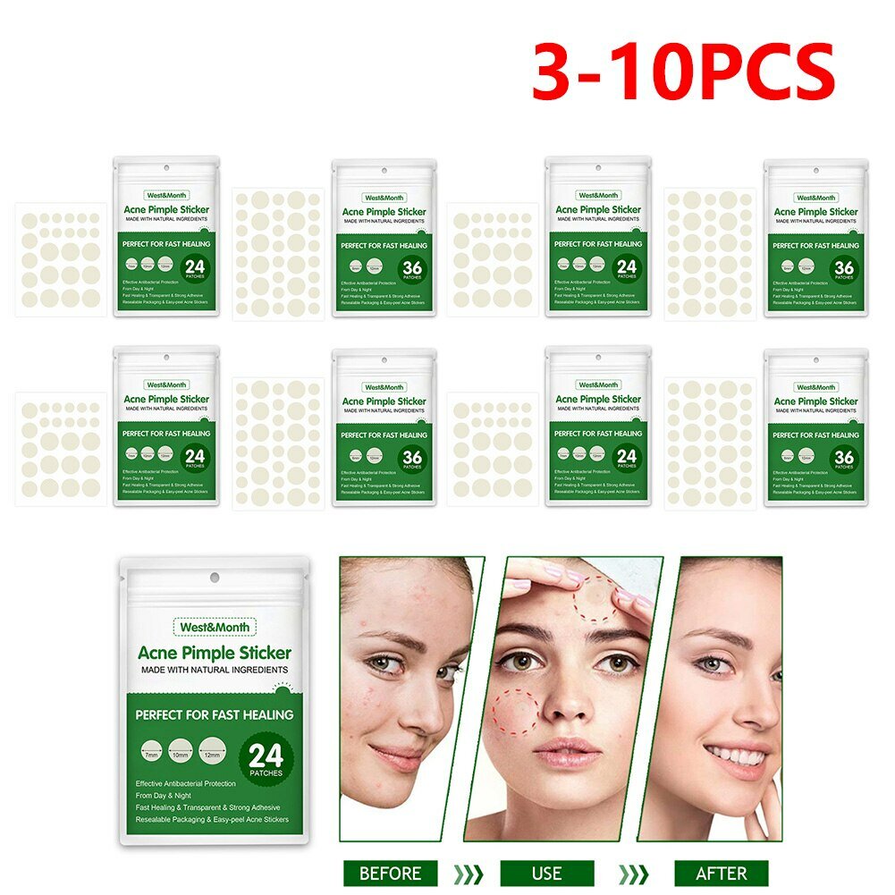 3/5/10 Наборы косметических средств от прыщей - Гидроколлагеновый пластырь от прыщей