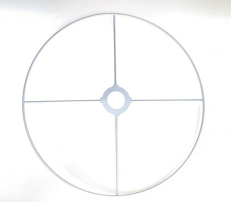 Основа для абажура 200 мм Серебро