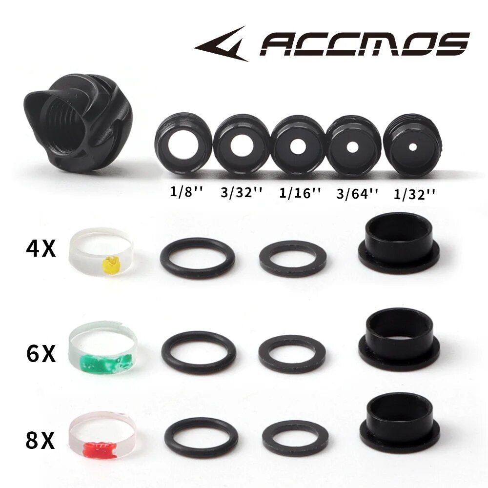 37/45 градусов блочный прицел для лука с внутренним сердечником 5 шт. 4x6x8x объектив для блочных луковых прицелов, аксессуары для линз, Черный