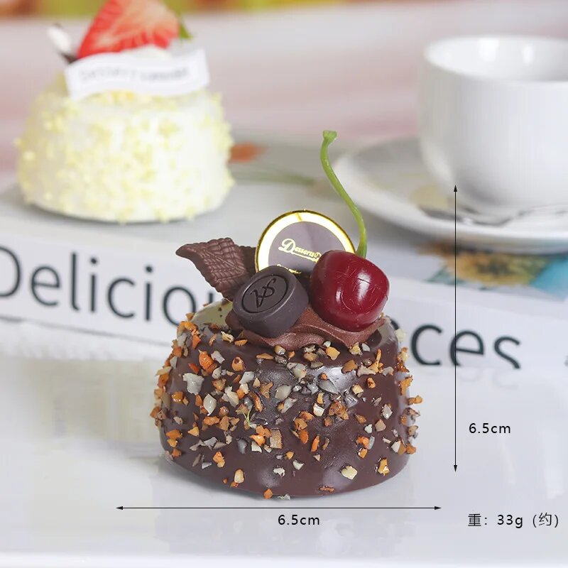 Искусственный фруктовый торт 3