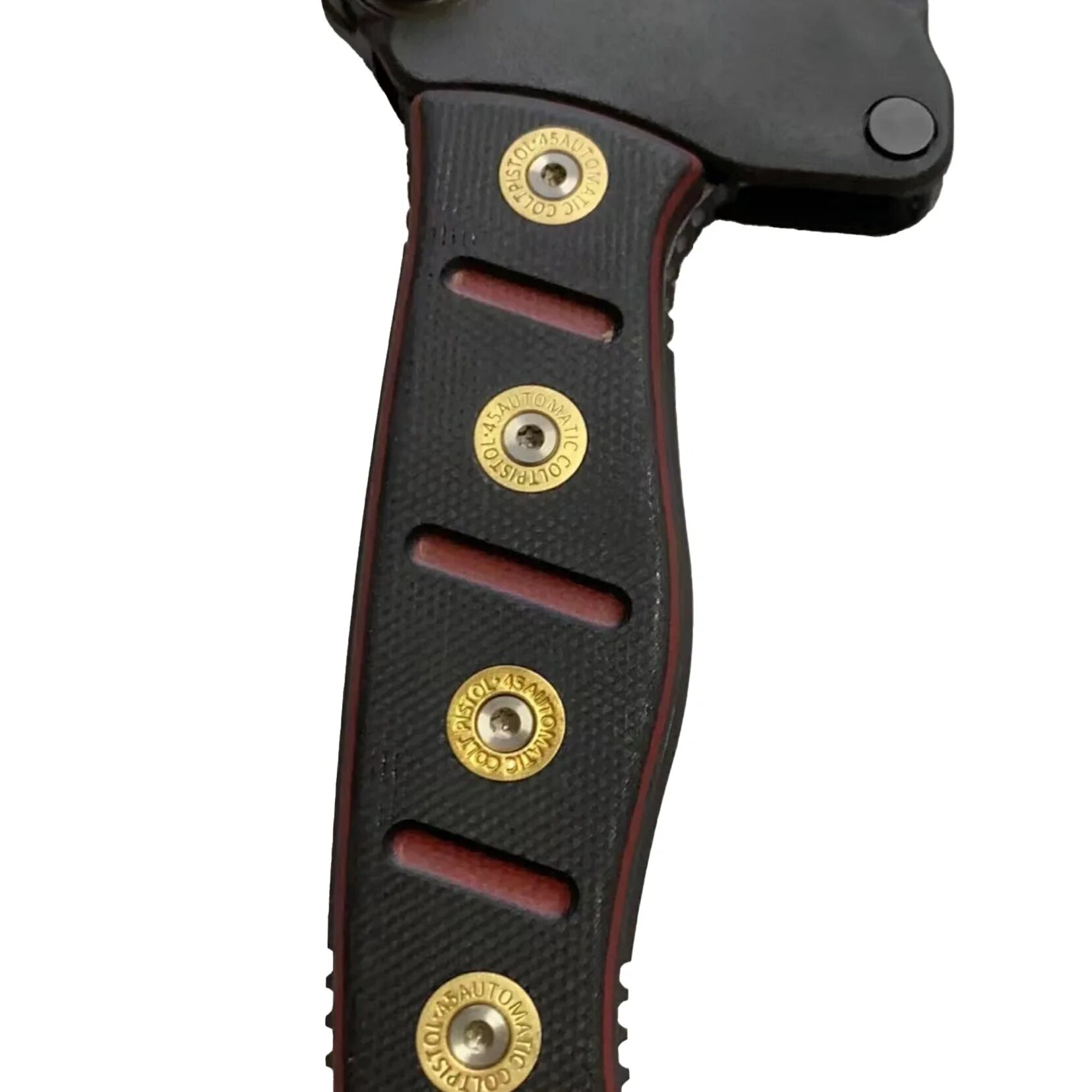 Накладки на рукоятку ножа Micarta/G10 для Benchmade 375 Black Red G10