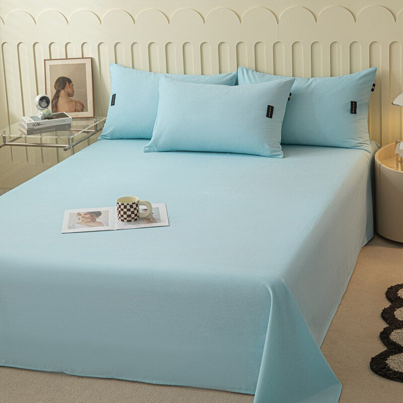 Утолщенный защитный чехол из простыни с начесом, однотонный наматрасник в японском стиле, полное покрытие для домашнего использования, двойной наматрасник Simmons,230*250cm