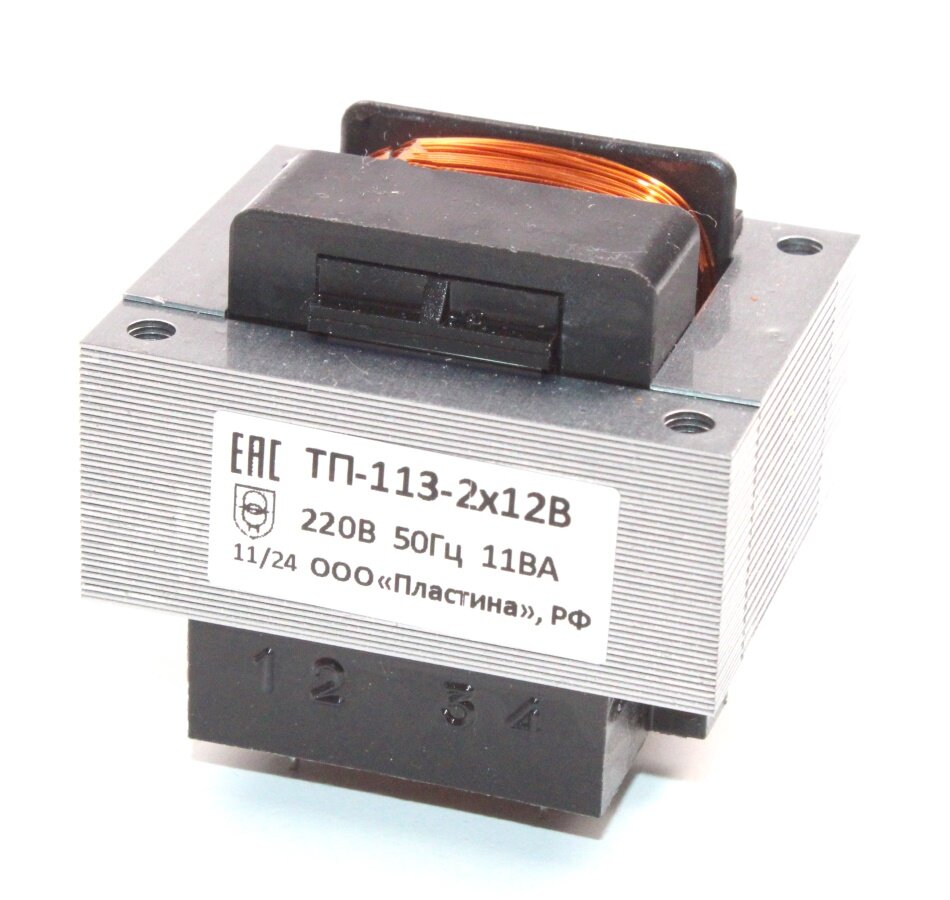 Трансформатор силовой ТП-113 (11 Вт) 2*12В