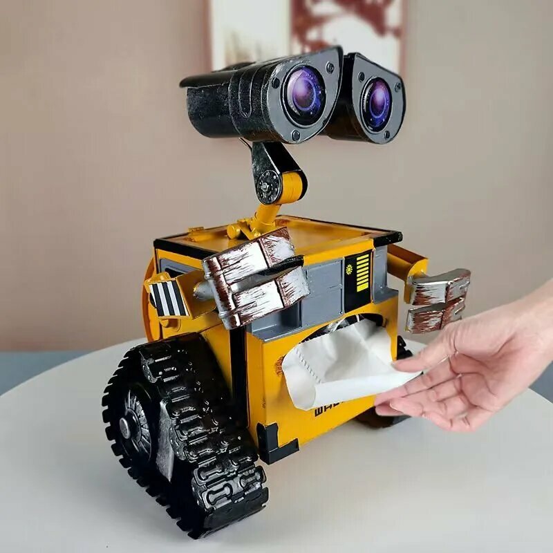 Робот Wall-E рисует бумажные коробки, ретро декоративные украшения