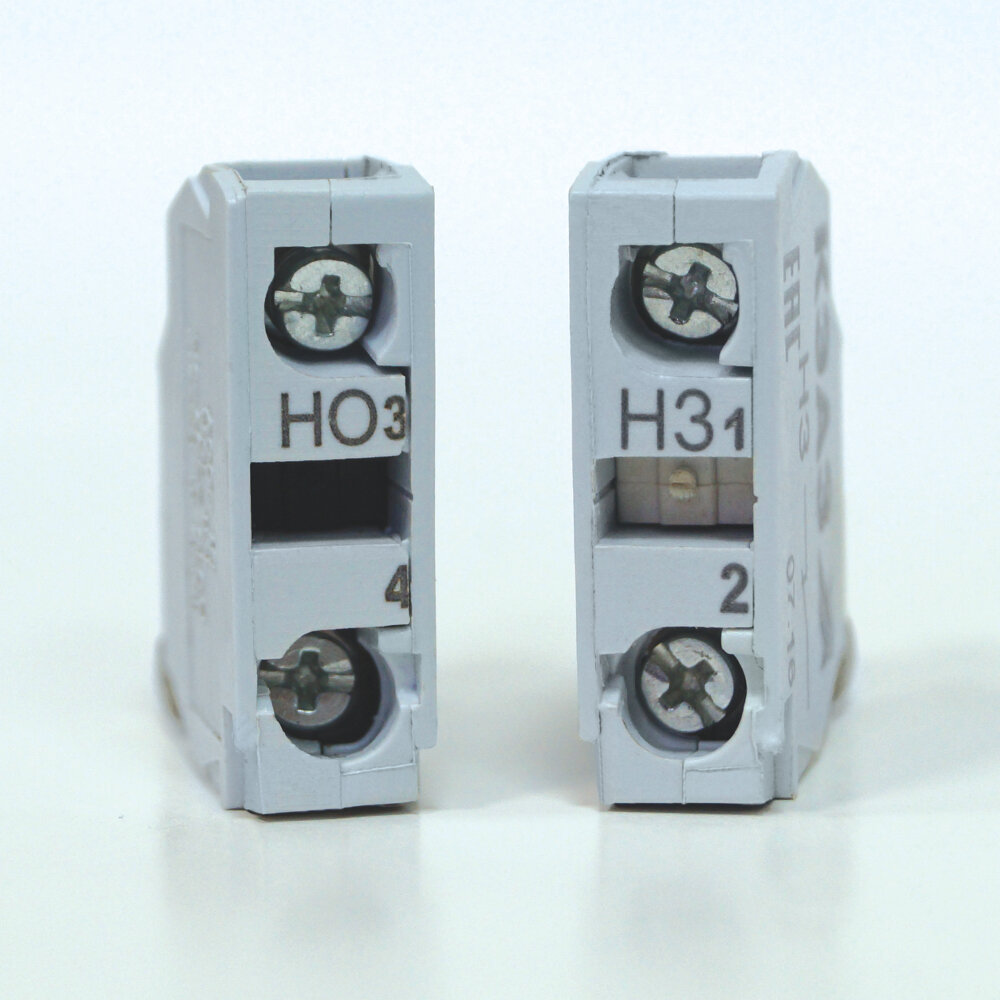 Блок контактов КЭАЗ КМЕ-КПЕ-1НЗ-, 6 кВ, 10А, 12В, IP20