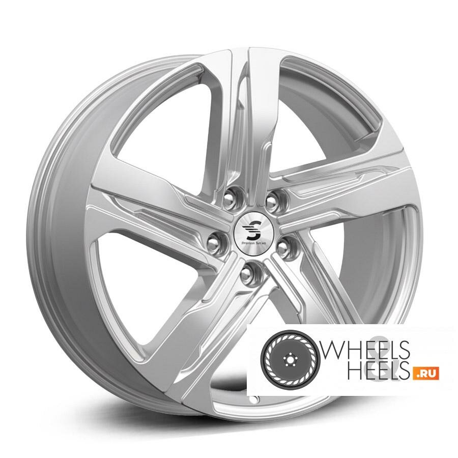Диск автомобильный литой Premium Series КР004 Geely EX5 19x7.5 5x114.3 et52 dia54.1 Насыщенный серебристый