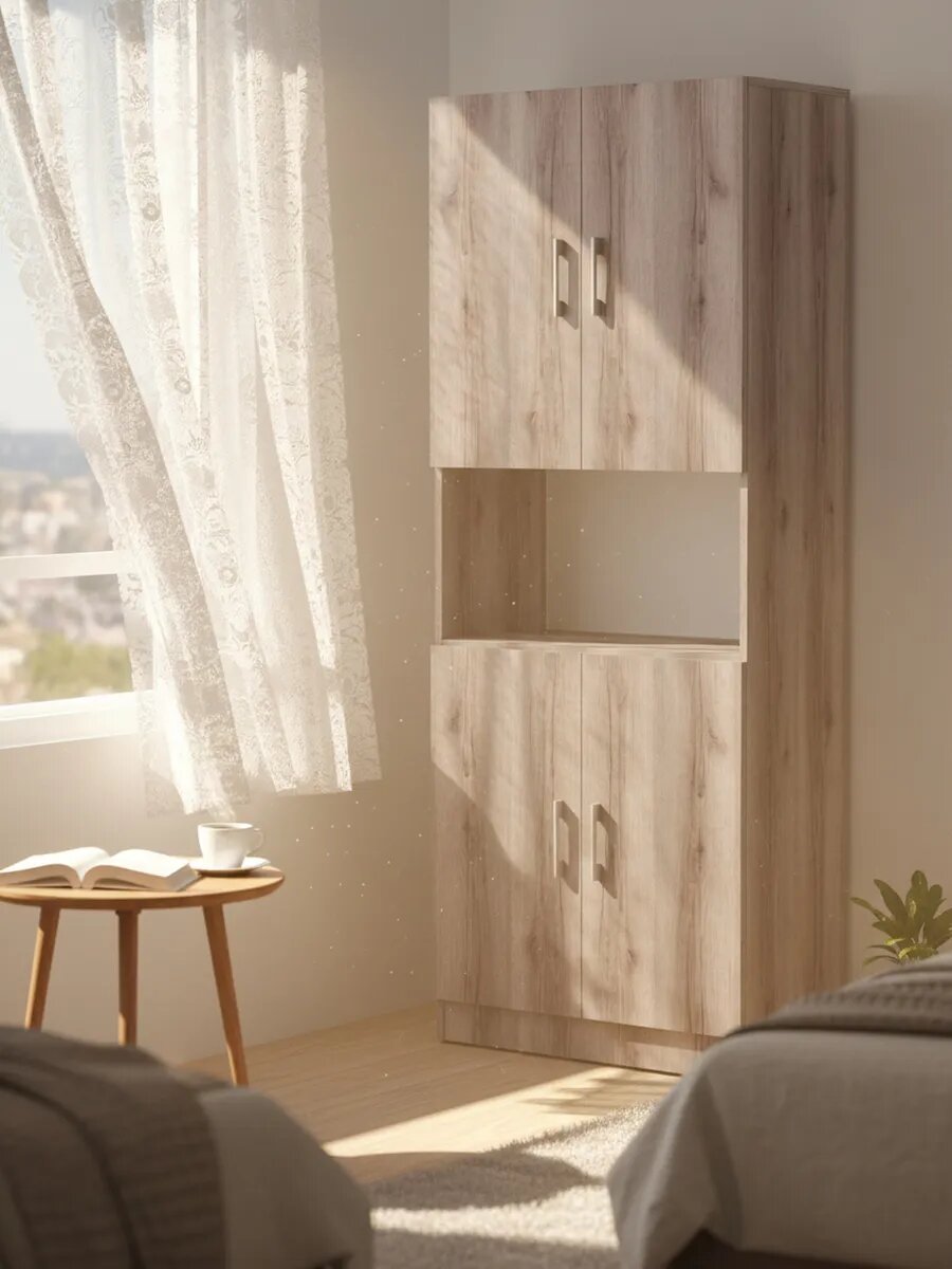 Шкаф FRESTER на балкон для одежды в прихожую спальню с полками, от производителя