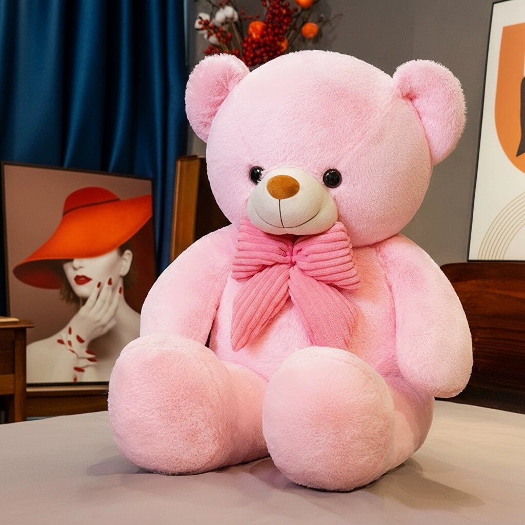 Плюшевый медвежонок, очень большой мягкий медведь, плюшевый медведь, кукла для кровати, подарок на день рождения для
