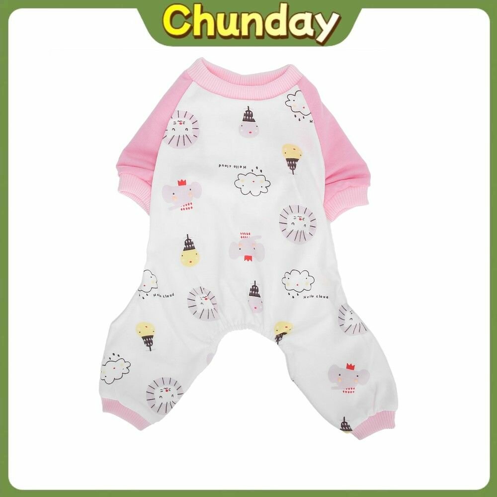 Весенне-летний комбинезон для собак, полиэстер, боди, длинный рукав, XL