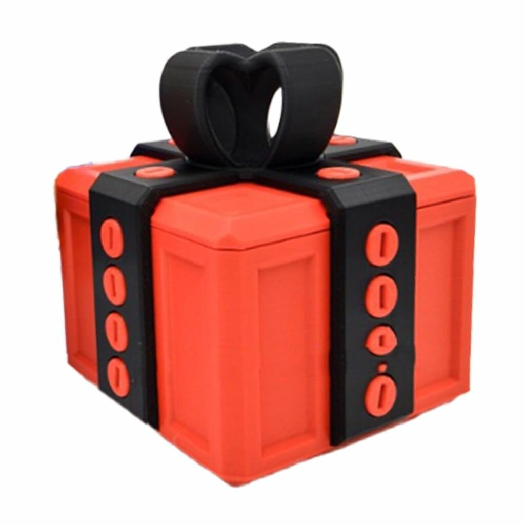 Подарочная коробка для розыгрышей Troublesome Gift Box, 3D-печать из ABS, коробка-сюрприз для подарков и хранения мелочей, шуточная упаковка для праздников и рабочего стола