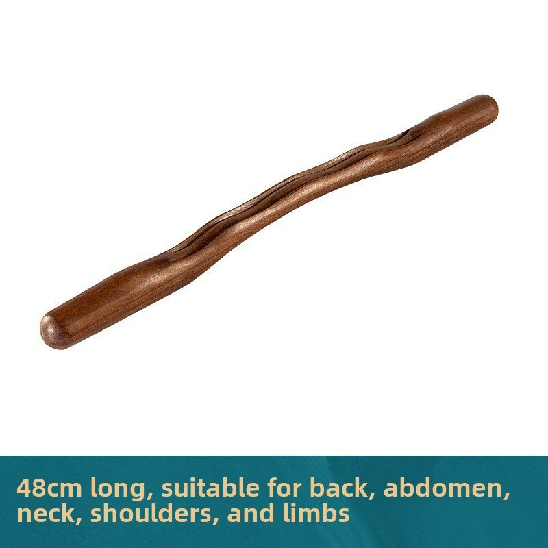 Деревянная палка для разминки сухожилий из бука домашняя палка для скрейпинга универсальная палка для упражнений инструмент специальная сухая палка для сухожилий массажная палка (доступна длина корпуса 48 см)