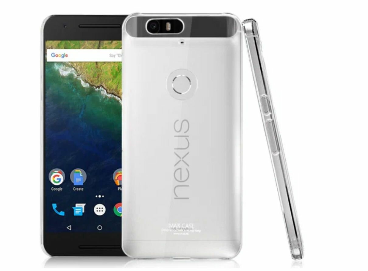 Чехол задняя-панель-накладка-бампер MyPads Tocco для Huawei Google Nexus 6P из силикона прозрачный