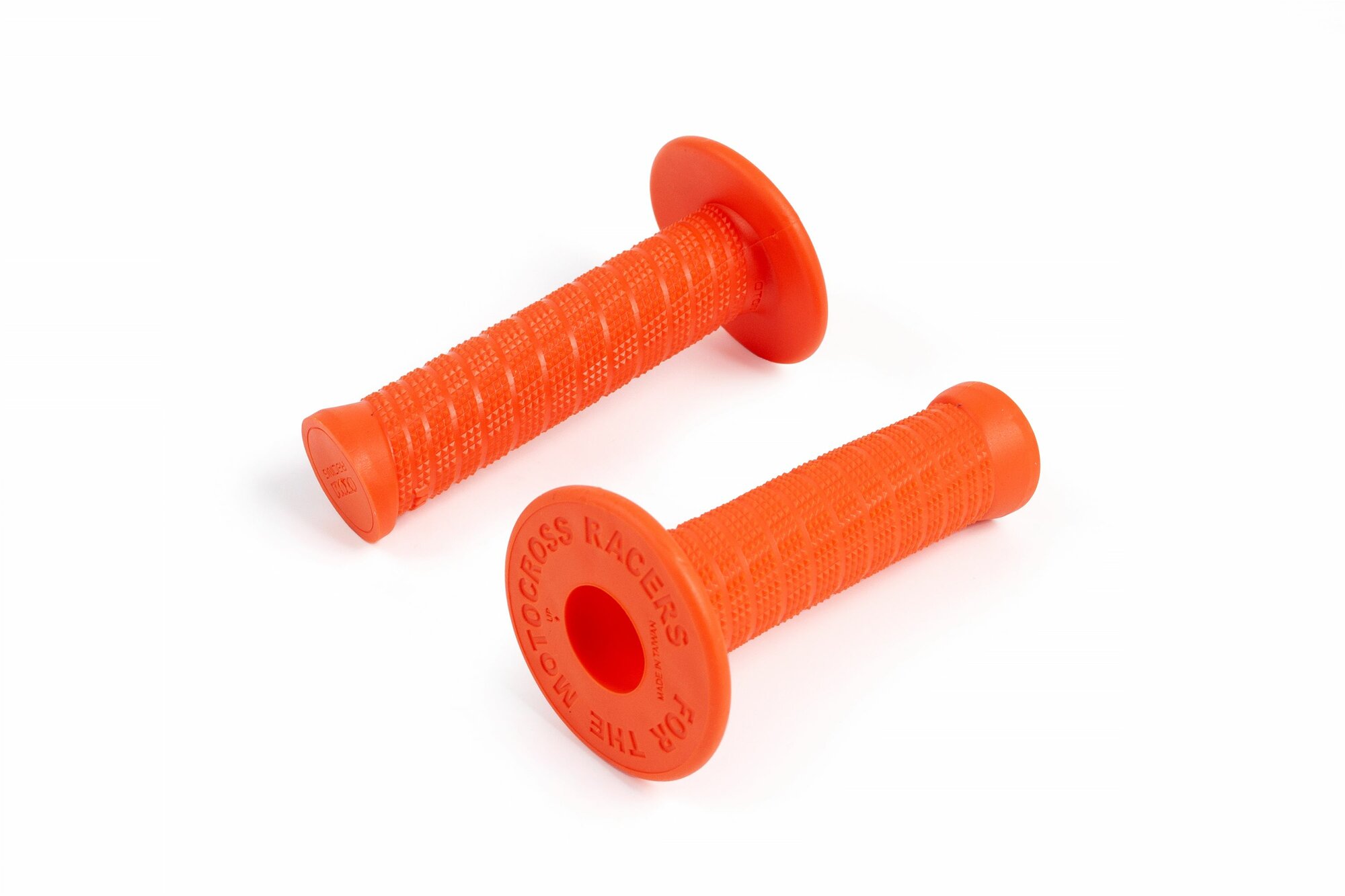 Грипсы универсальные OTOM 22-25 мм оранжевые для мотоцикла
