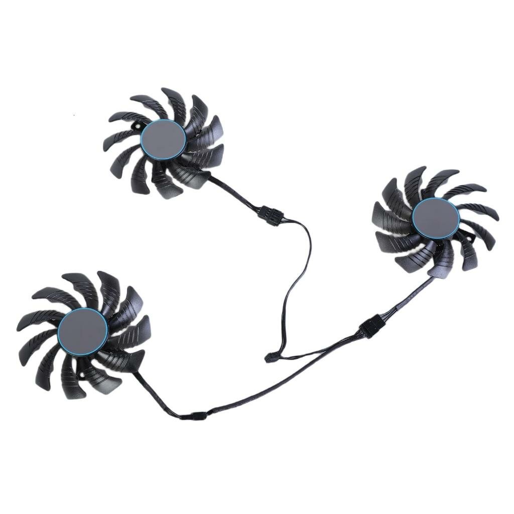Тихий 4-контактный вентилятор для видеокарты