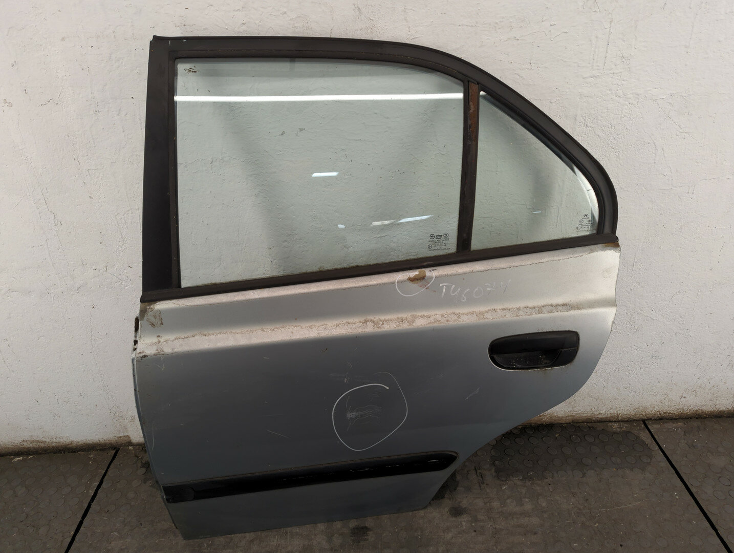 Дверь боковая (легковая) левая задняя Hyundai Accent Б/У