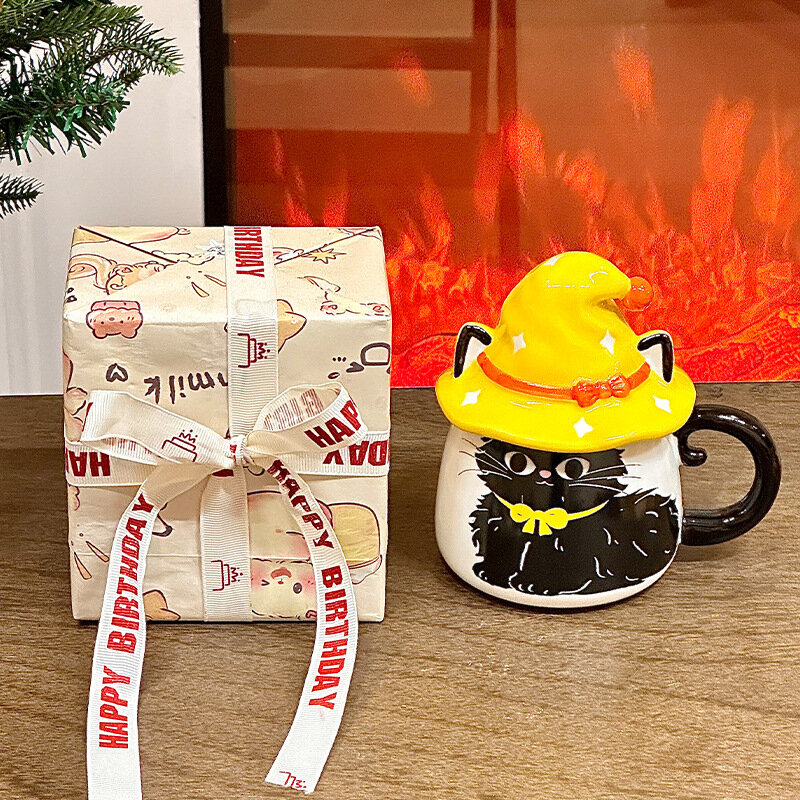 Подарок на день рождения для девочек, практичный небольшой презент, высокая эстетическая ценность, милая керамическая кружка, изысканный подарок для лучших подруг.