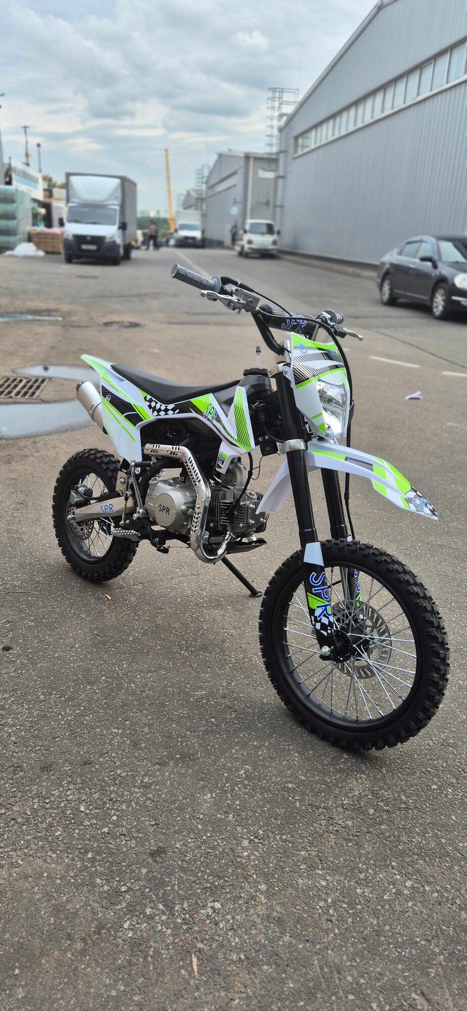 Питбайк SPRMOTORS MiniCross, 125см3, 11 л. с. Zongshen CG125, в заводской упаковке