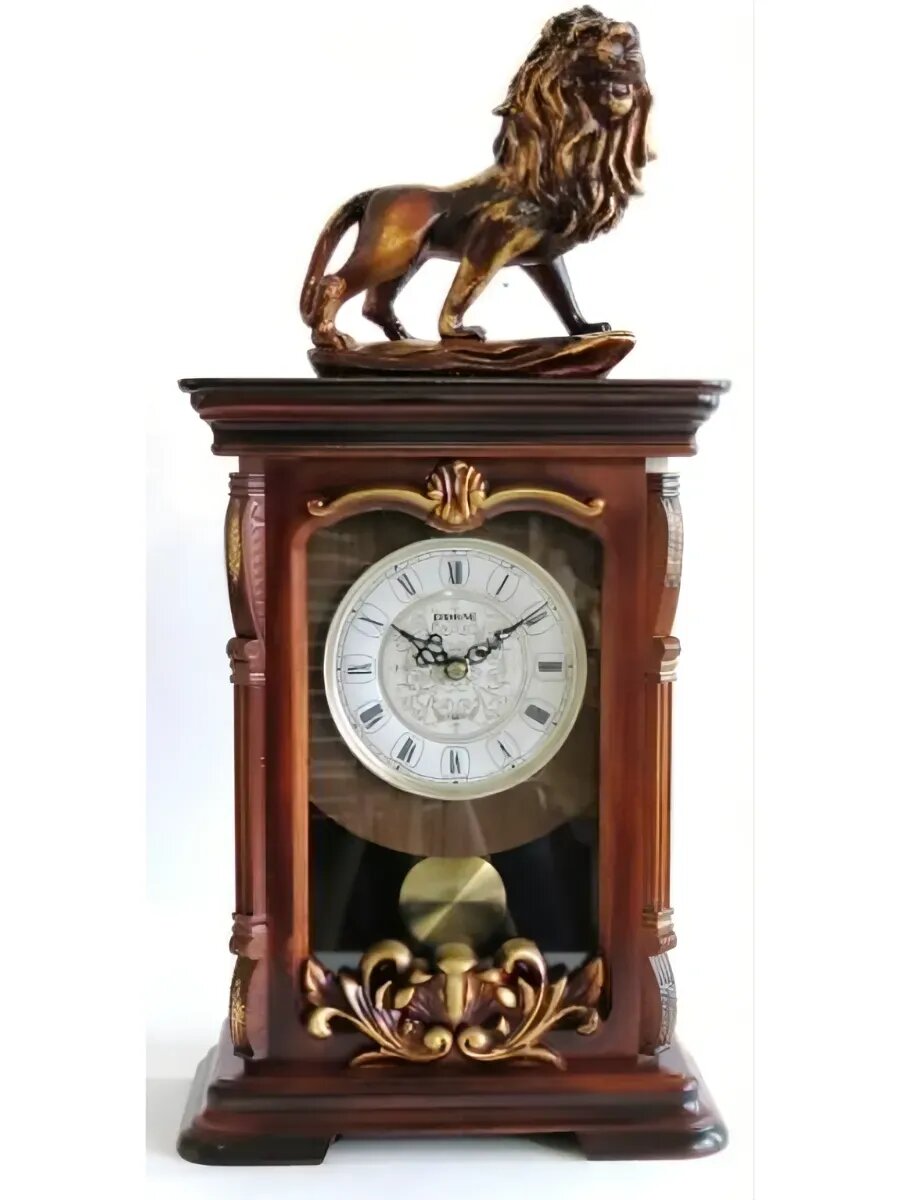 Настольные, каминные, кварцевые часы в классическом стиле с римскими цифрами.