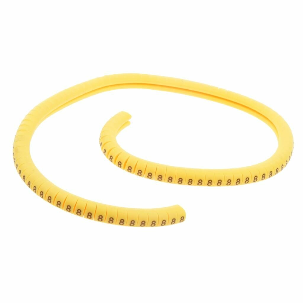 Маркеры для кабеля, обозначение проводов, номер 8, 100 шт.