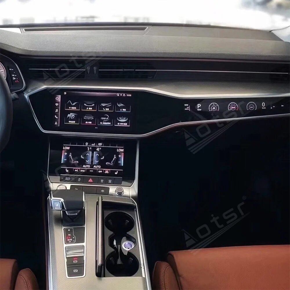 Дисплей CO-Driver для приборной панели автомобиля для Audi A6 C8 A7 2019-2022, фотоэкран, дисплей, мультимедийный плеер, головное устройство 4G