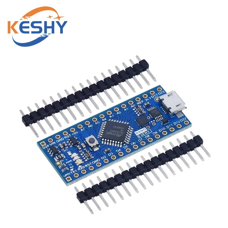 Новое поступление, тонкий нано-контроллер, совместимый с Arduino Nano Every Atmega4808, обновленный загрузчик Atmega328 CH340 UPDI