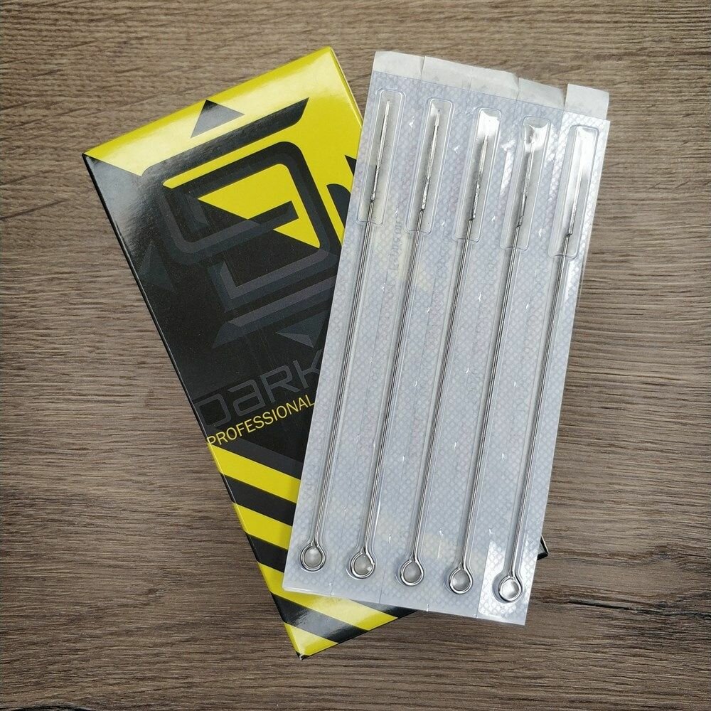 Иглы для тату и татуажа Dark Side Round Liners 0.25 Long Taper размер 0809BPRL
