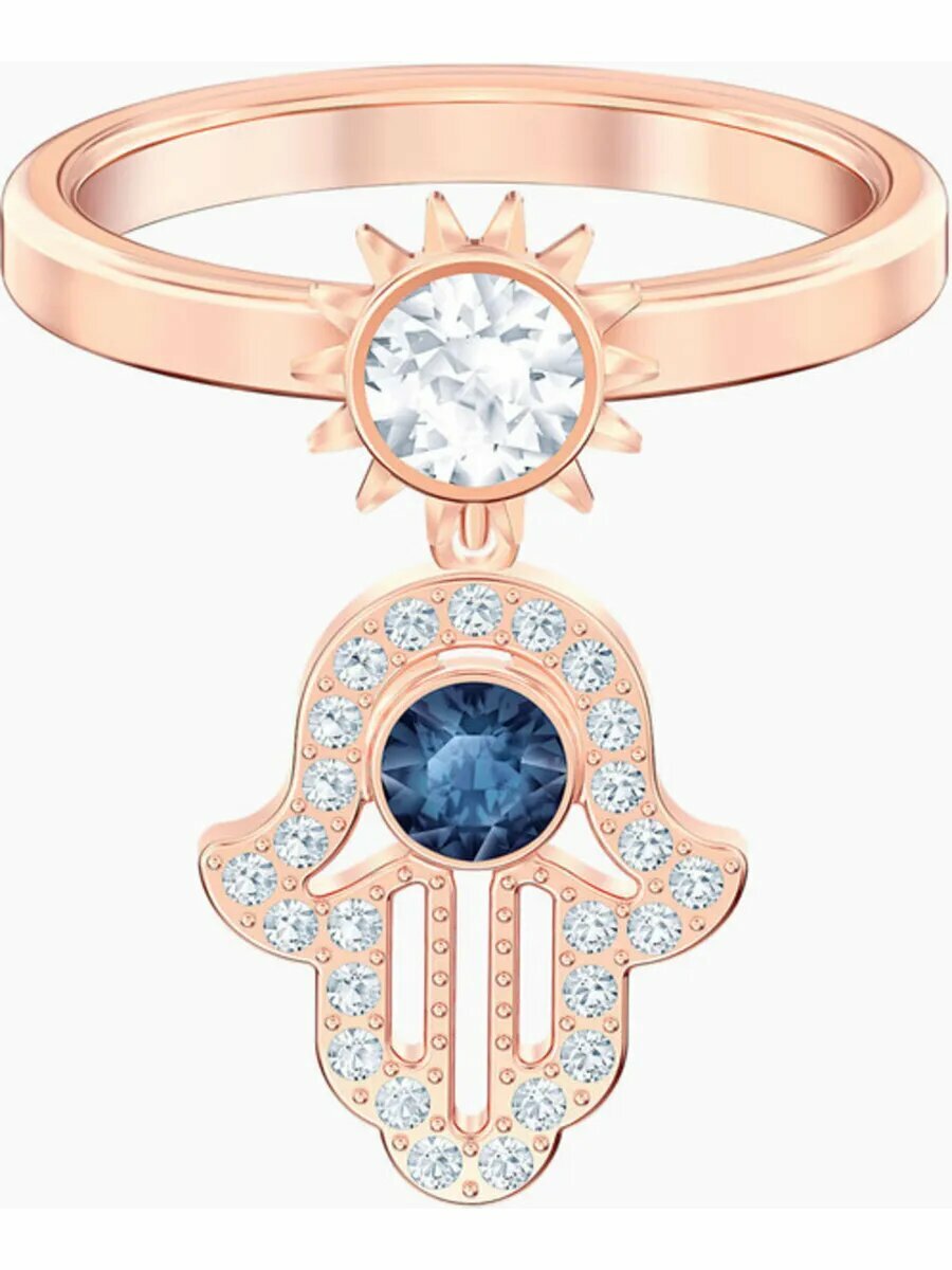 Кольцо помолвочное SWAROVSKI, кристаллы Swarovski