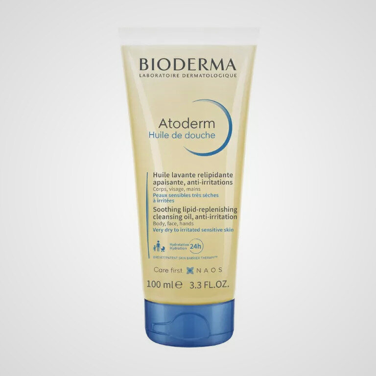 Атодерм Масло для душа 100 мл BIODERMA Atoderm Ultra-nourishing Anti-irritation cleansing oil Масло 100 мл