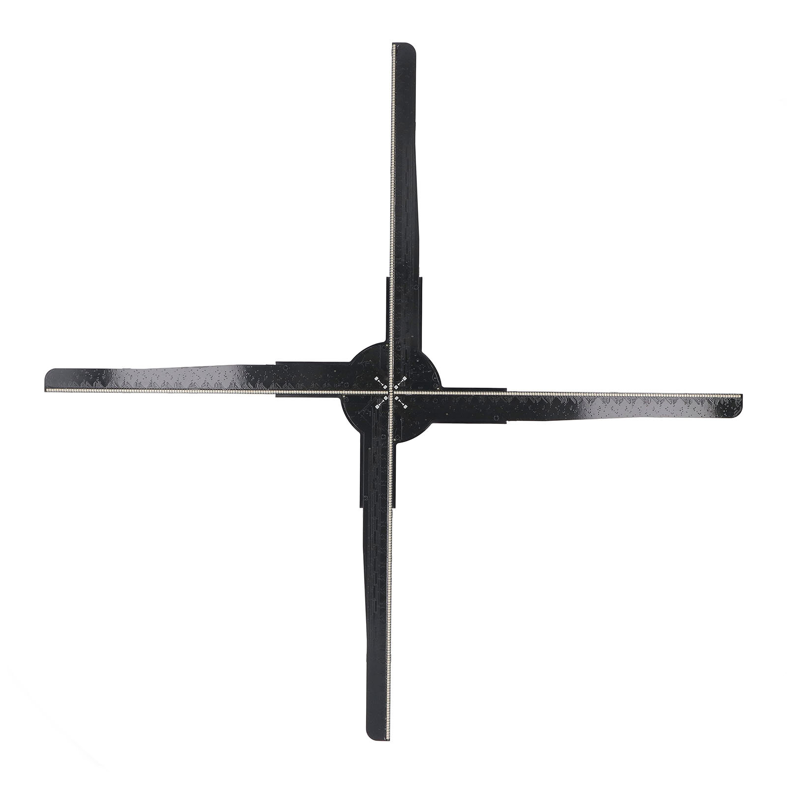 Голографический проектор 3D, 45 см, 4 лопасти, разрешение 2000x510, 510 светодиодов, для бизнеса, 100-240В, евровилка