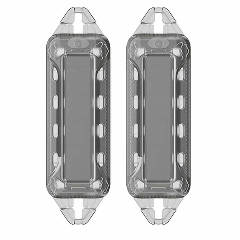 2 шт, светодиодный проблесковый маячок на солнечной батарее для автомобилей, мотоциклов, водонепроницаемый, IP65, красный, синий, зеленый
