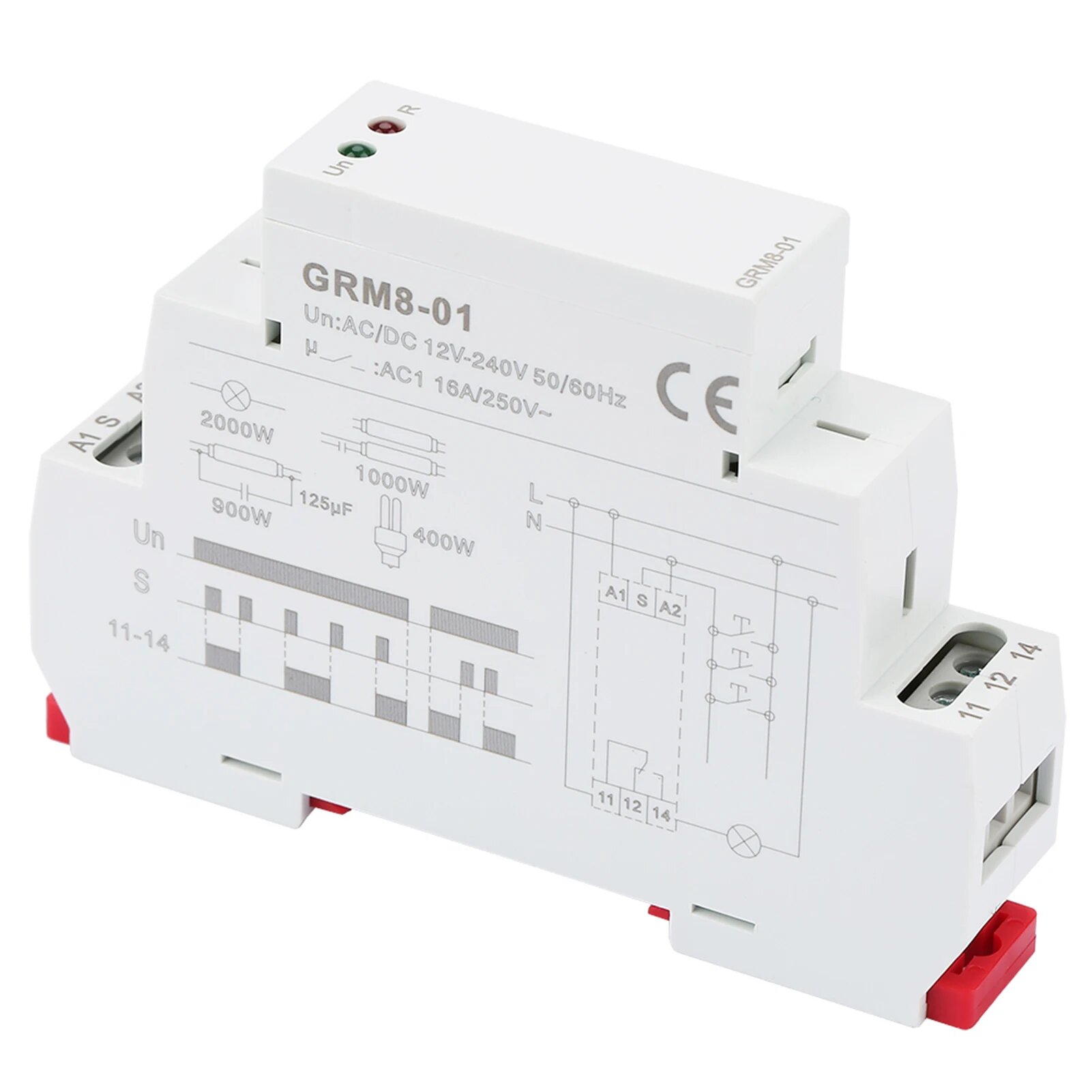 Импульсное реле VBESTLIFE GRM8-01 AC/DC12-240V
