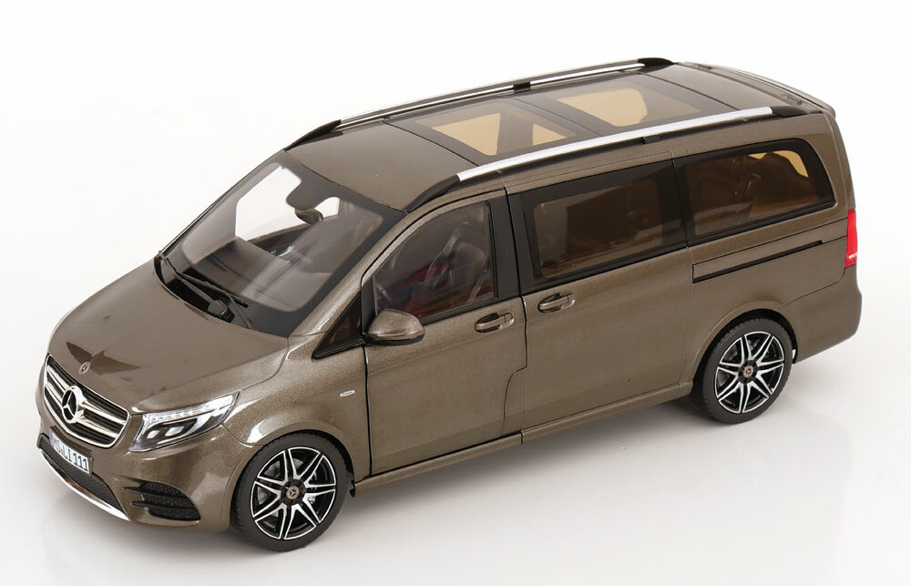 Модель коллекционная NOREV Mercedes v-klasse amg line 2018 grey metallic