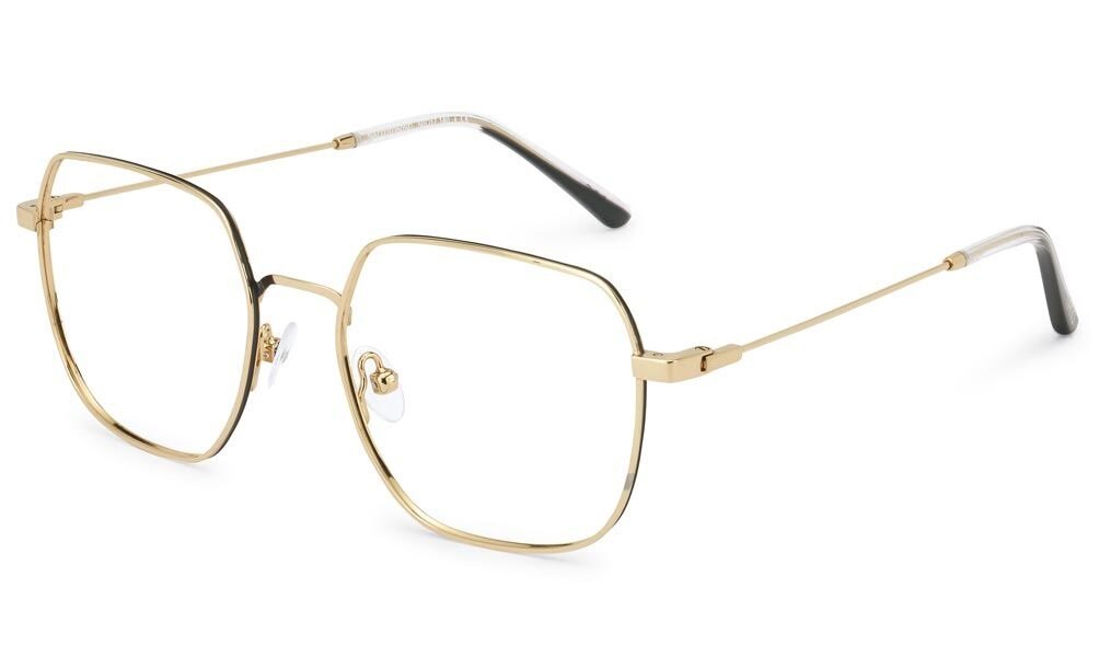 Оправа для оптических линз Nano NAO220350SC, титановая, квадратная, золотистая