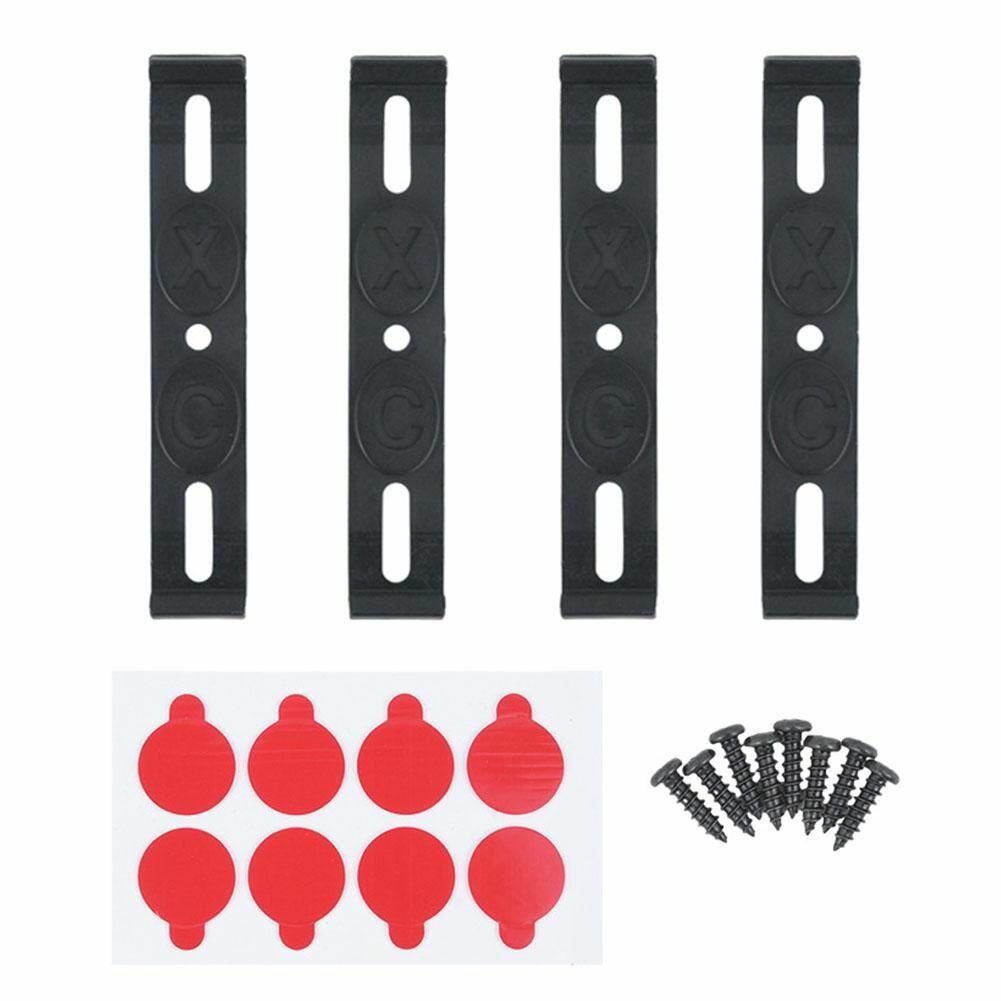 Комплект из 4 погодоустойчивых безрамных рамок для номерного знака автомобиля