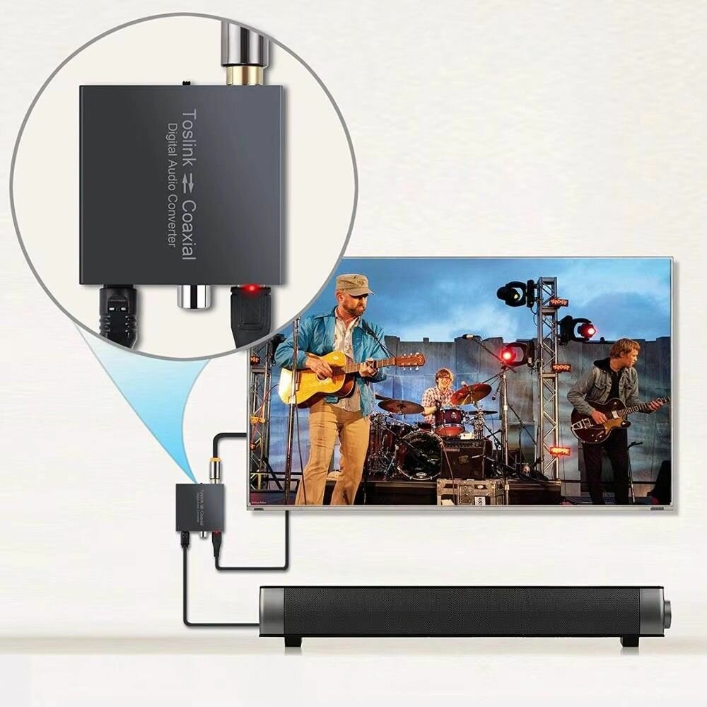 Коаксиальный / оптический адаптер Toslink SPDIF для DVD