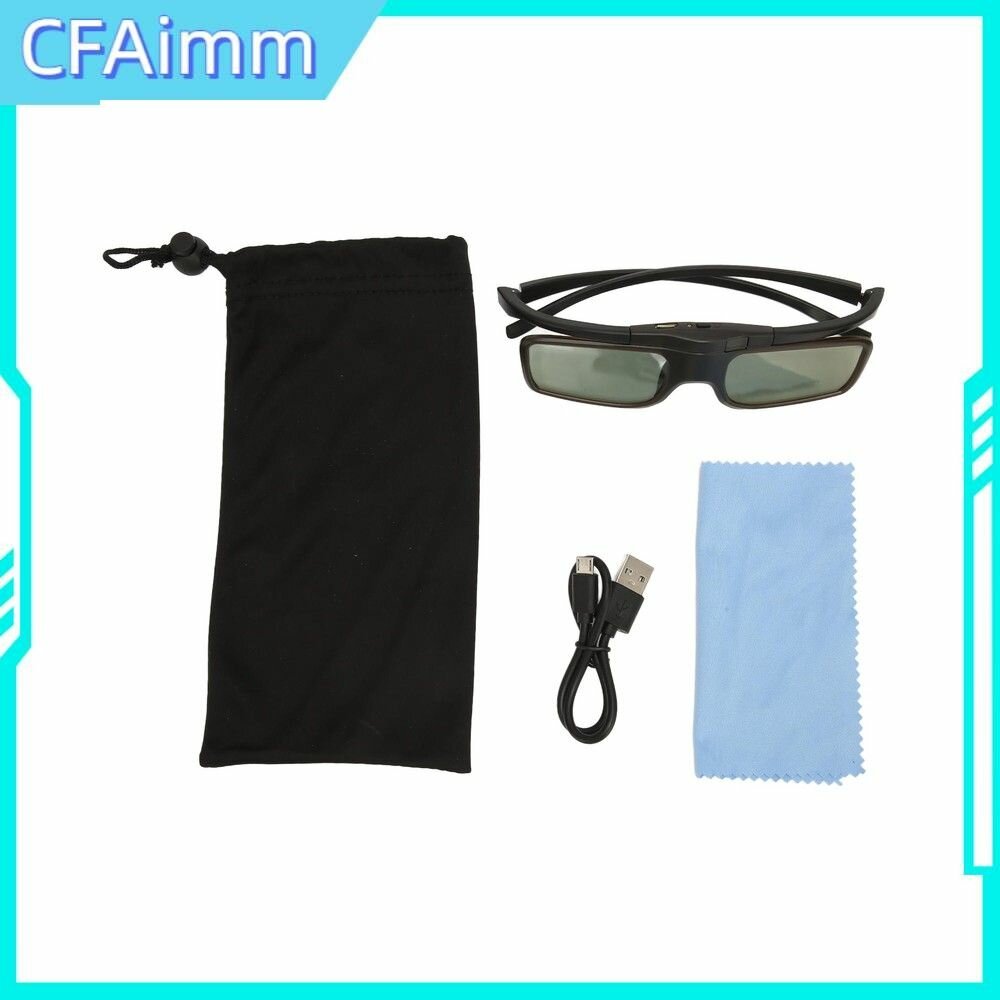 3D очки DLP Link, светопропускаемость 96-144 Гц, перезаряжаемые