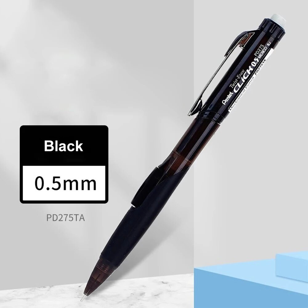Механический карандаш Pentel PD275 0.5 мм HB Черный, Black