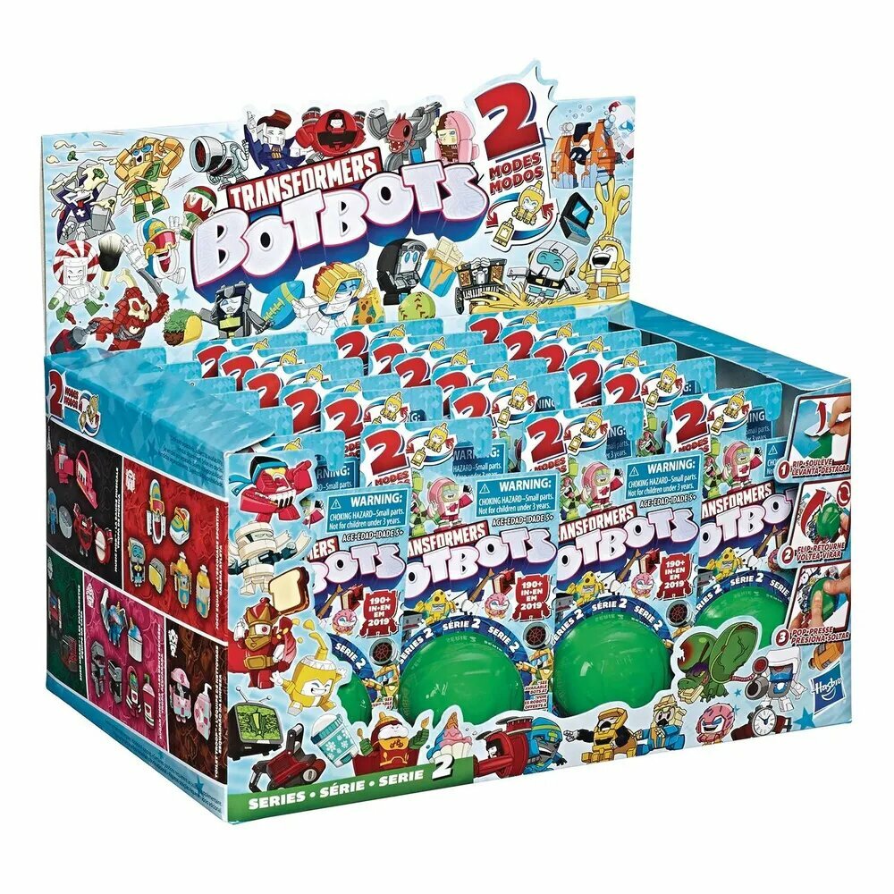 Hasbro Transformers Botbots , Аксессуары для коллекционных игрушек, Набор (24 шт)