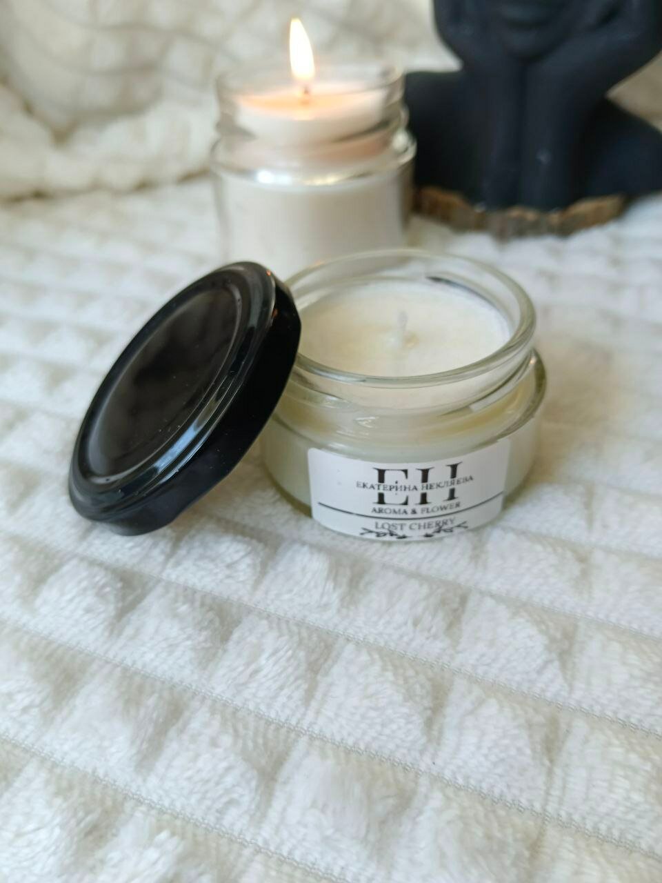 Свеча ароматическая в банке LOST CHERRY, 50 мл